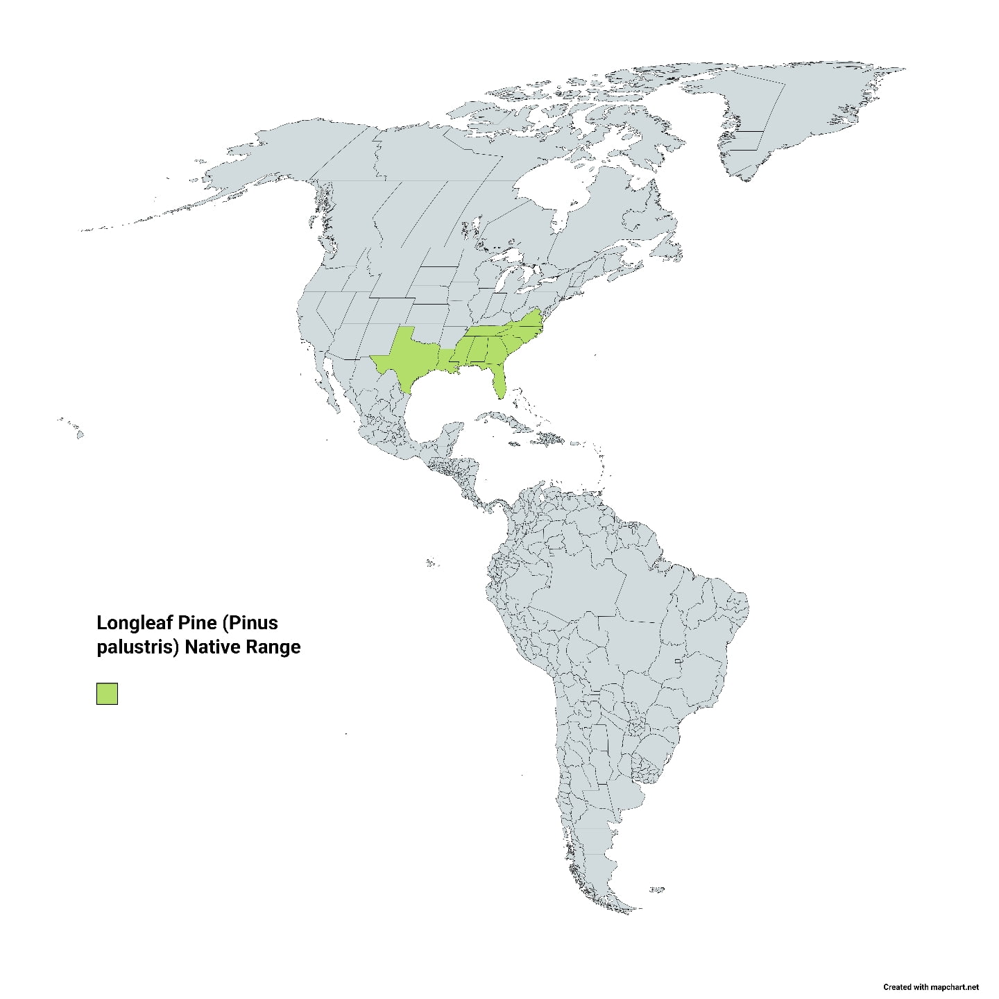Longleaf Pine: Native Range and Ecological Zones - Johnny Butterflyseed